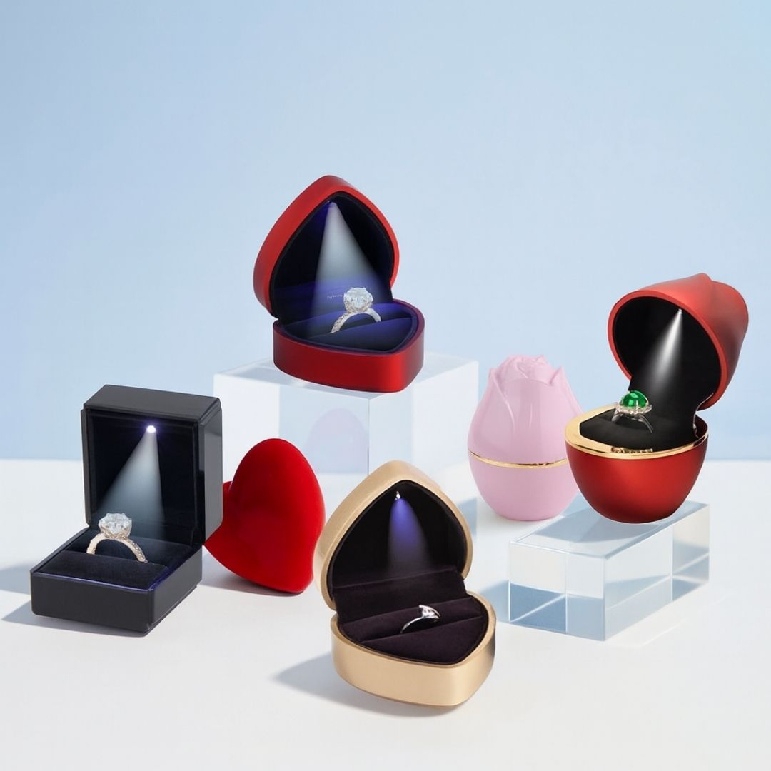 LED Light Up💡 Jewelry Gift Boxes | PrestigeFancy.com